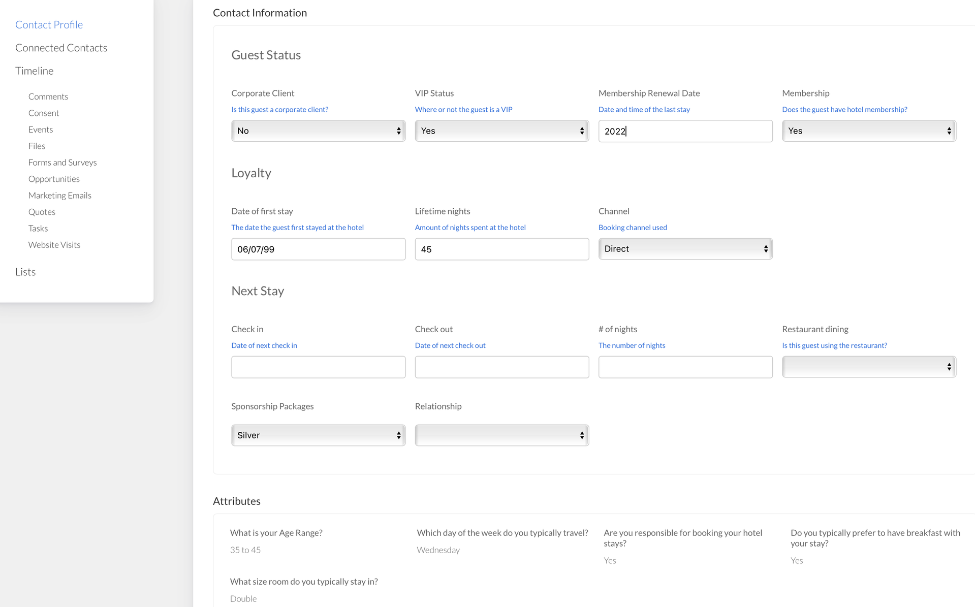 Custom Fields